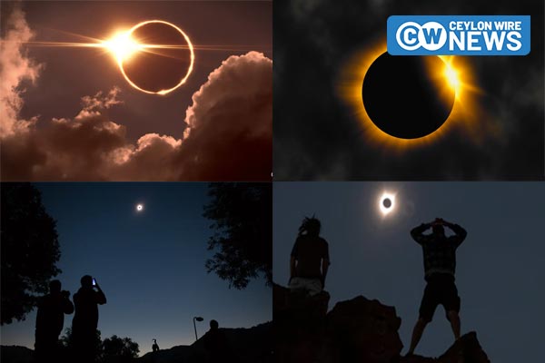 ඊයේ උතුරු ඇමෙරිකාවට දර්ශනය වූ පූර්ණ සූර්යග්‍රහණය මෙන්න (වීඩියෝ) – CEYLONWIRE