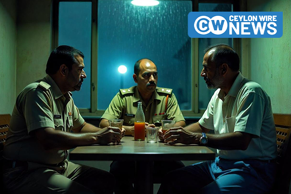 අලුත්ගම පොලිසියේ ක්‍රයිම් OIC කූඩුවේ හිටපු මනුස්සයෙක් එක්ක පොලිසිය ඇතුළේ අඩි ගහලා මාට්ටු ...