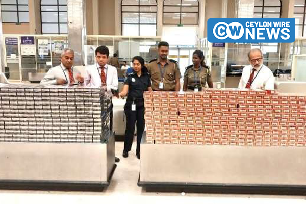 රු.මිලියන 18.6ක් වටිනා හොර සිගරට් තොගයක් කටුනායකදී අල්ලයි – CEYLONWIRE